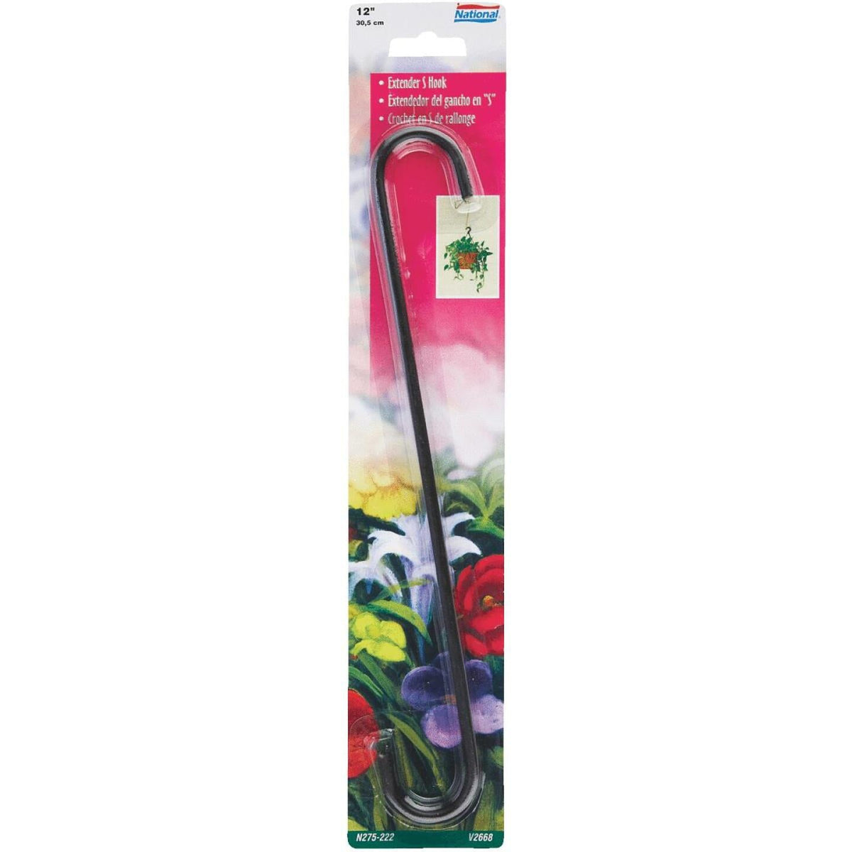 National 12 In. Black Steel Extender S-Hook - Maize, KS - Andover, KS ...